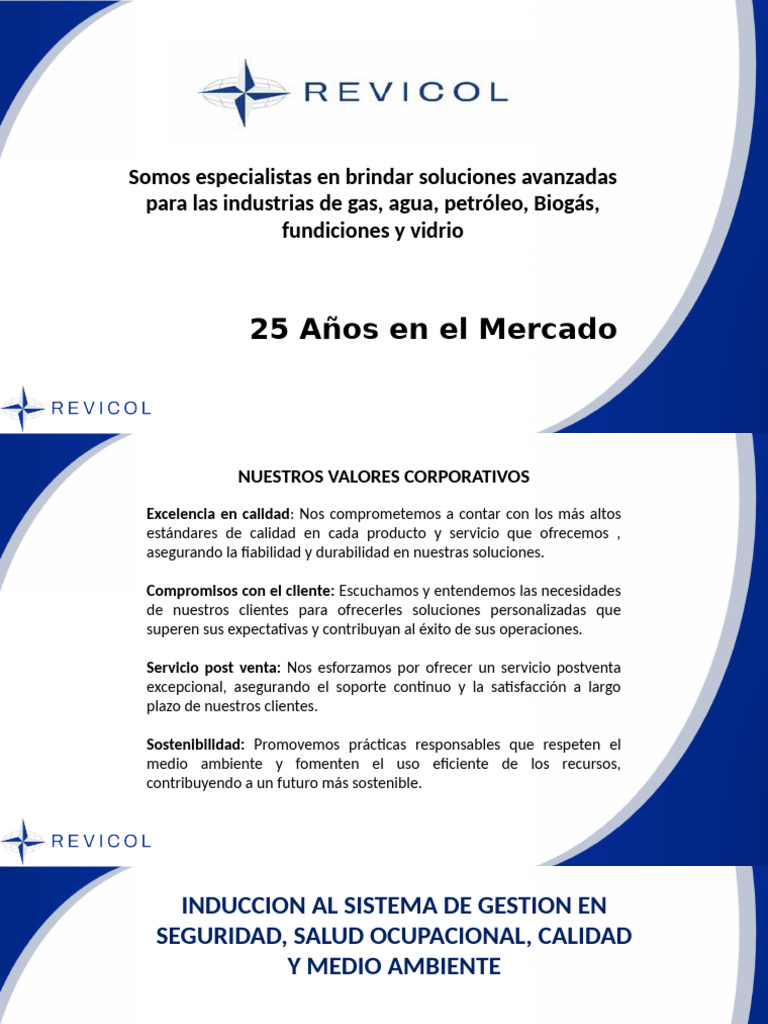 Presentacion Revicol Sas | PDF | Calidad (comercial) | Sustentabilidad
