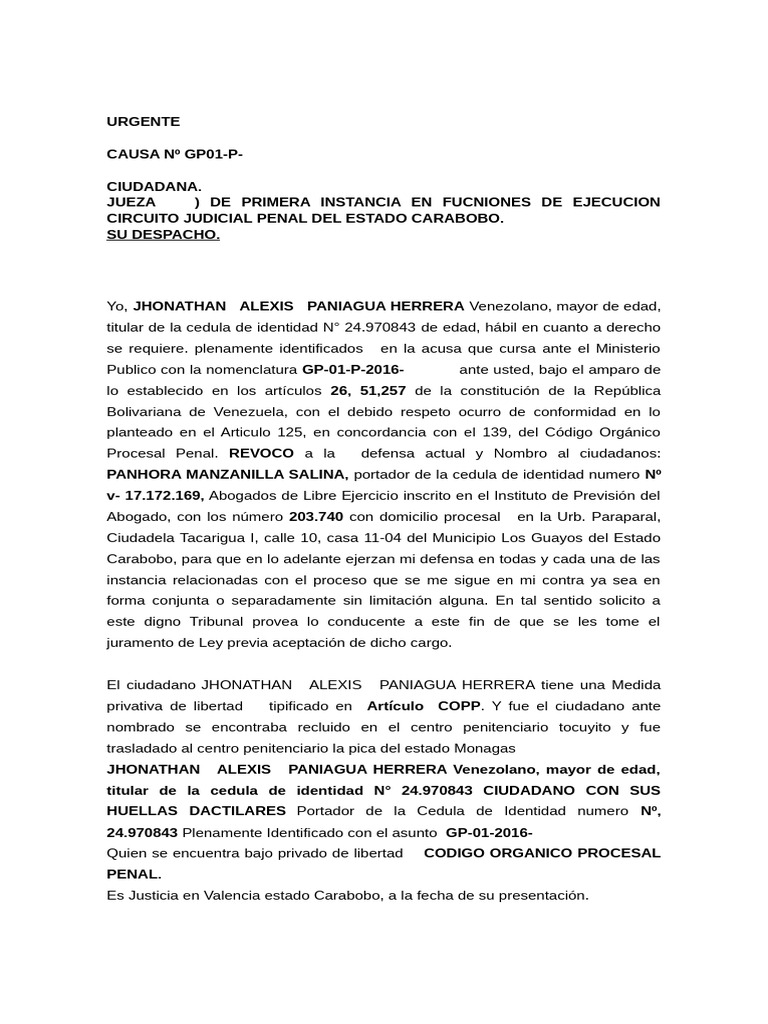 Jony Nombramiento 1 | PDF