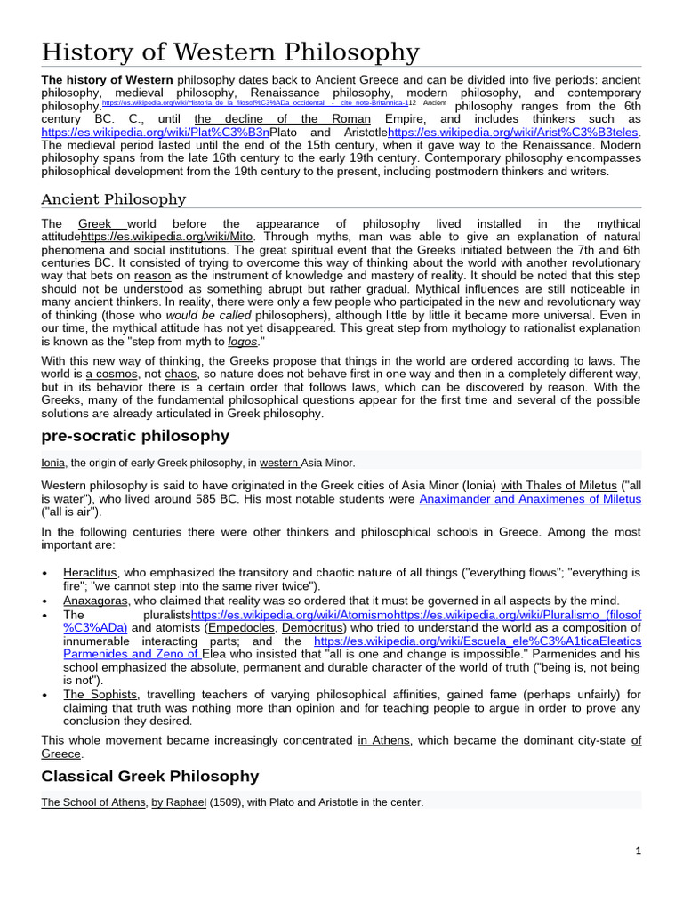History of Western Philosophy | PDF | Socrates | Plato