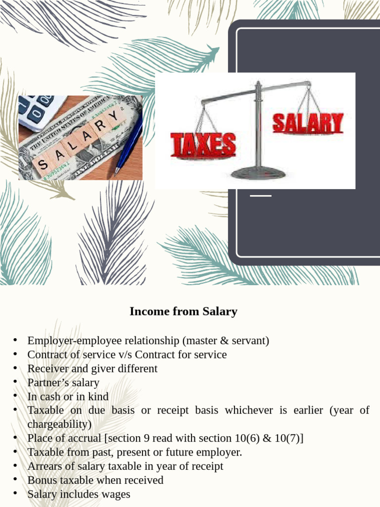 Understanding Salary Taxation and Deductions | PDF | Employee Benefits ...