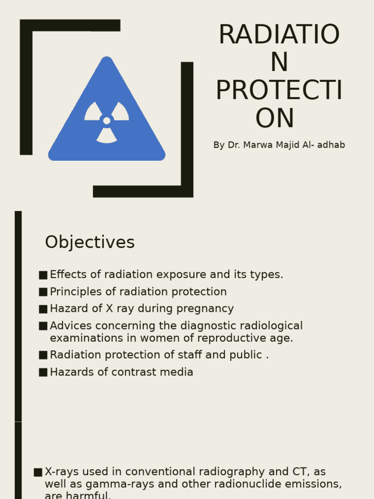 Radiation protection | PDF | Kidney Disease | Radiation Protection
