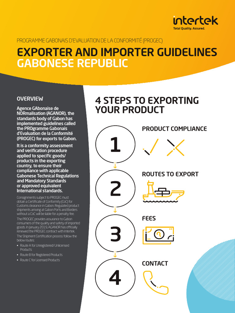 GAB ExporterImporterGuidelines en | PDF | Audit | Certification