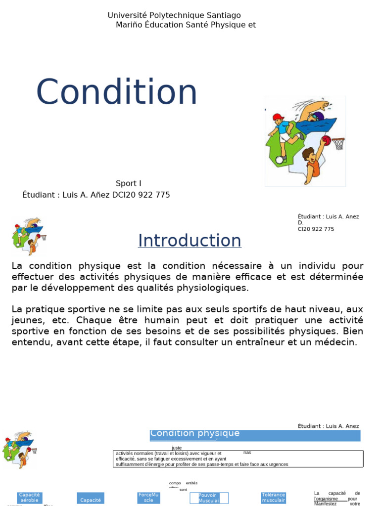 Aptitude Physique | PDF | Muscle | Vaisseau sanguin