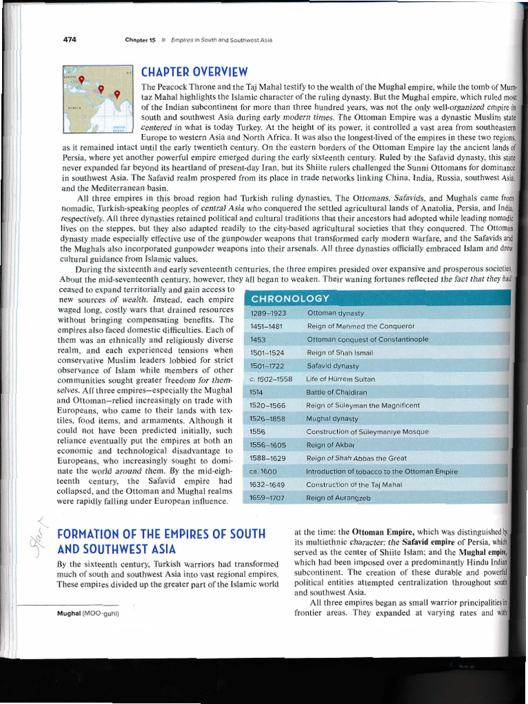 Ch. 15 Empires in South and Southwest Asia | PDF