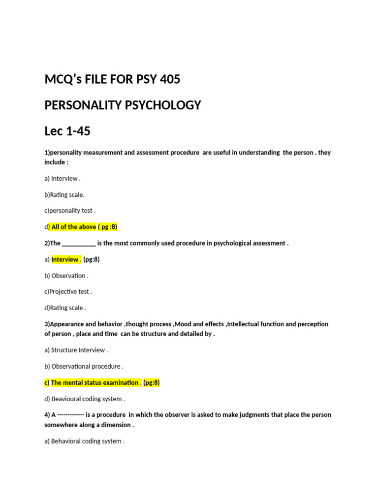 Leadership MCQs and Answers Guide | PDF | Psychological Concepts | Psychological Theories