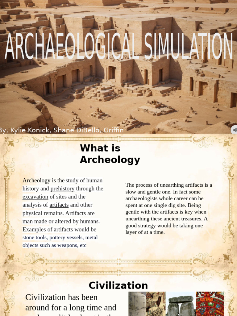 Archaeological Simulation | PDF