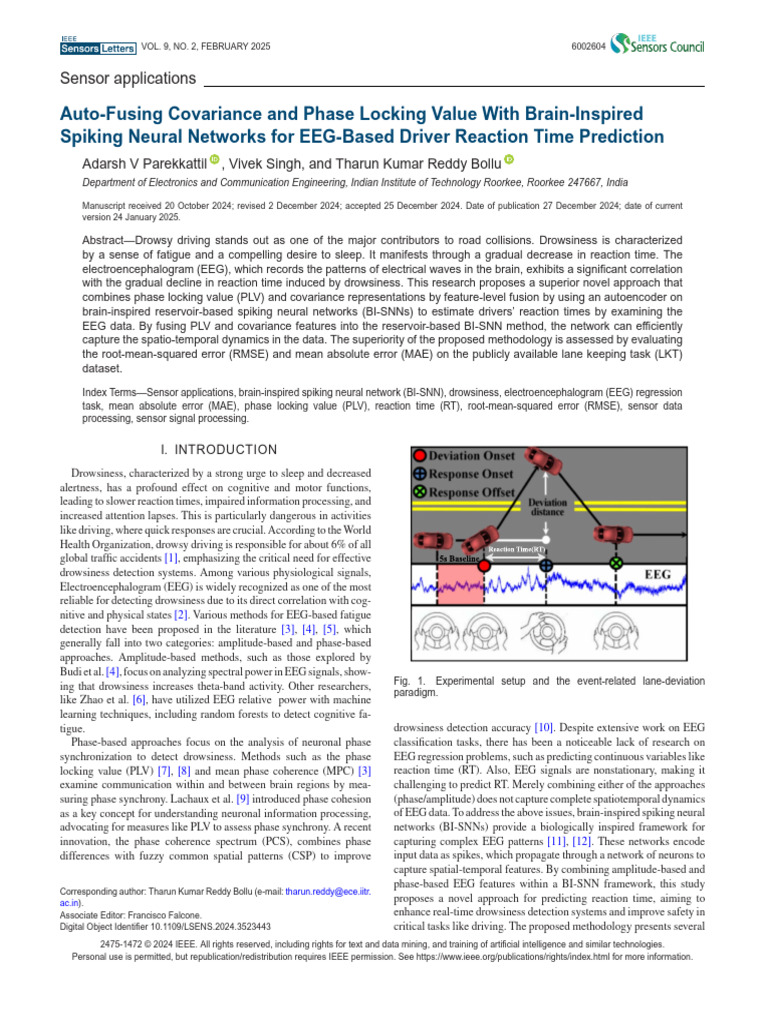 EEG-Based Drowsiness Detection Method | PDF | Electroencephalography | Matrix (Mathematics)