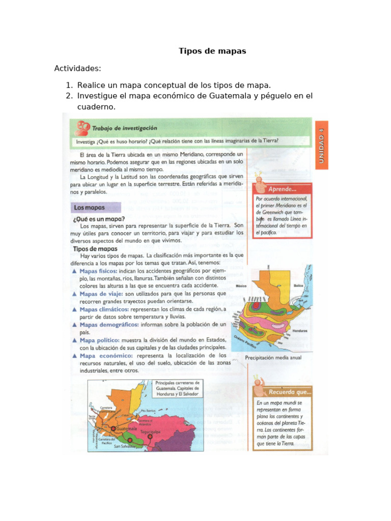 Tipos de Mapas | PDF
