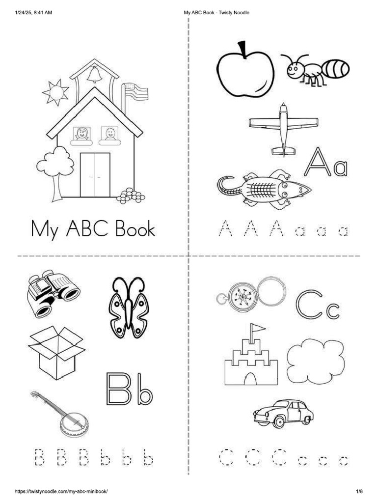Alphabet Minibook | PDF