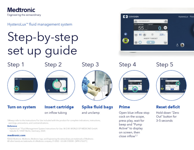 Hysterolux Fluid Management System Office Setup Guide | PDF
