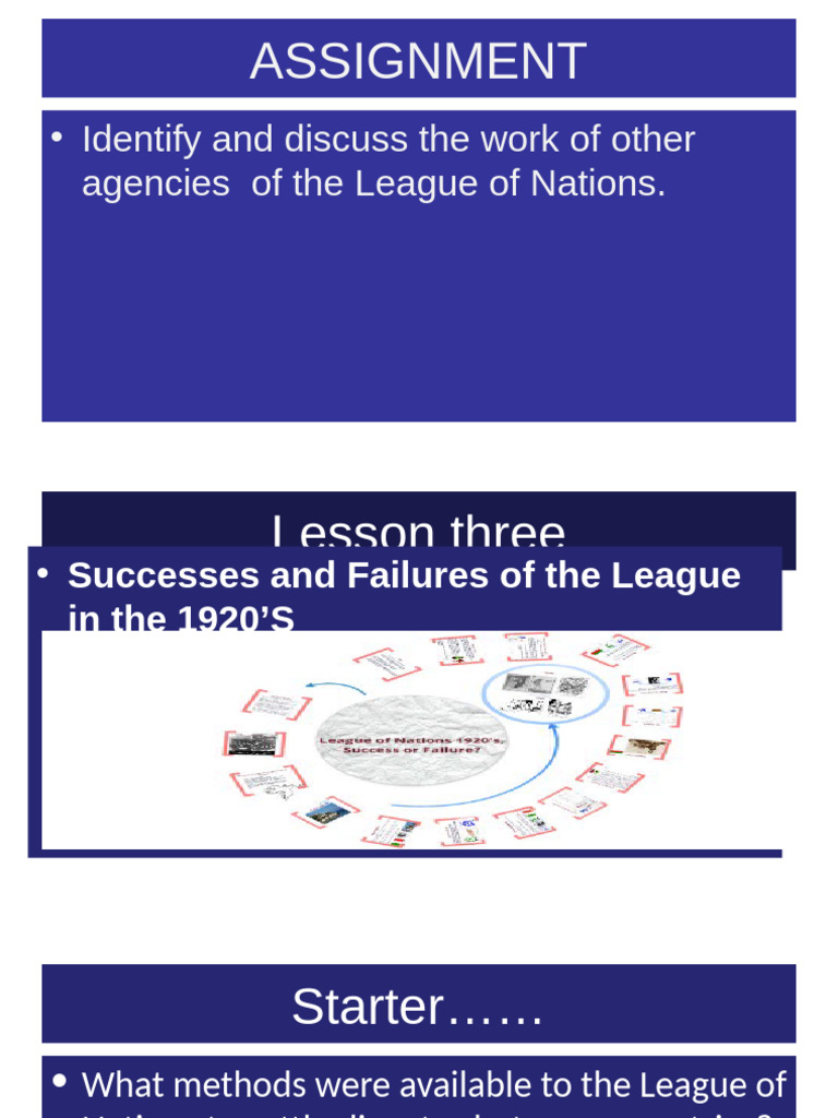 League of Nations: 1920s Successes & Failures | PDF