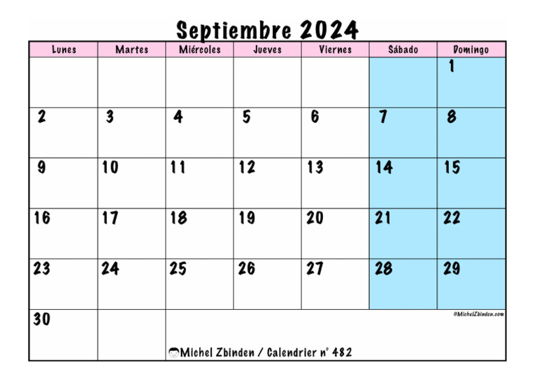 Calendario Michel Zbinden | PDF