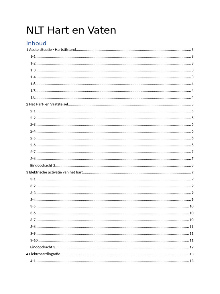 NLT Hart en Vaten Hoofdstuk Vragen Irene Top | PDF