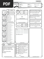 DND 5e - Ficha - Monge Donie Darcko | PDF