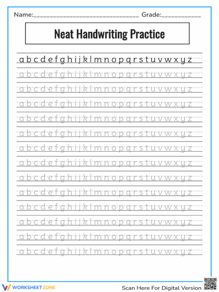 Alphabet Adventure - Handwriting Practice | PDF