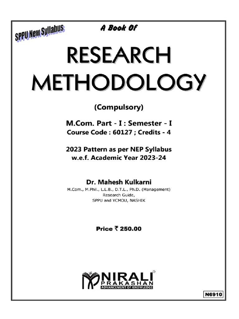 Research Methodology | PDF | Scientific Method | Science