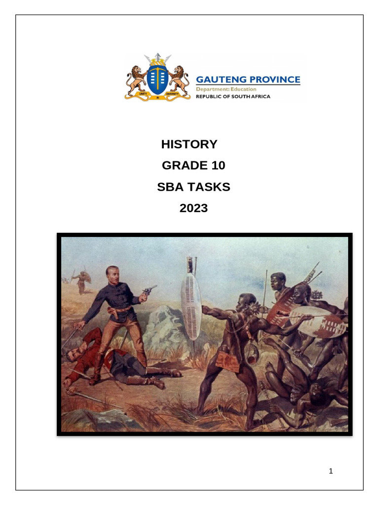Final 2023 History Grade 10 Sba Guideline 2024 | PDF | Confucius ...