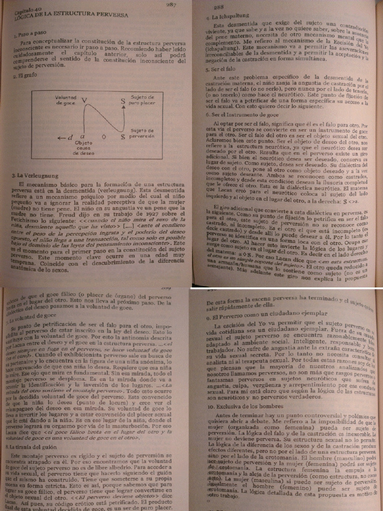 Cap40 Lógica de La Estructura Perversa Lander | PDF