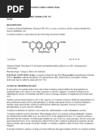 CROMSOL Eye Drops Solution 2 Sodium Cromoglicate PIL | PDF | Medicine ...