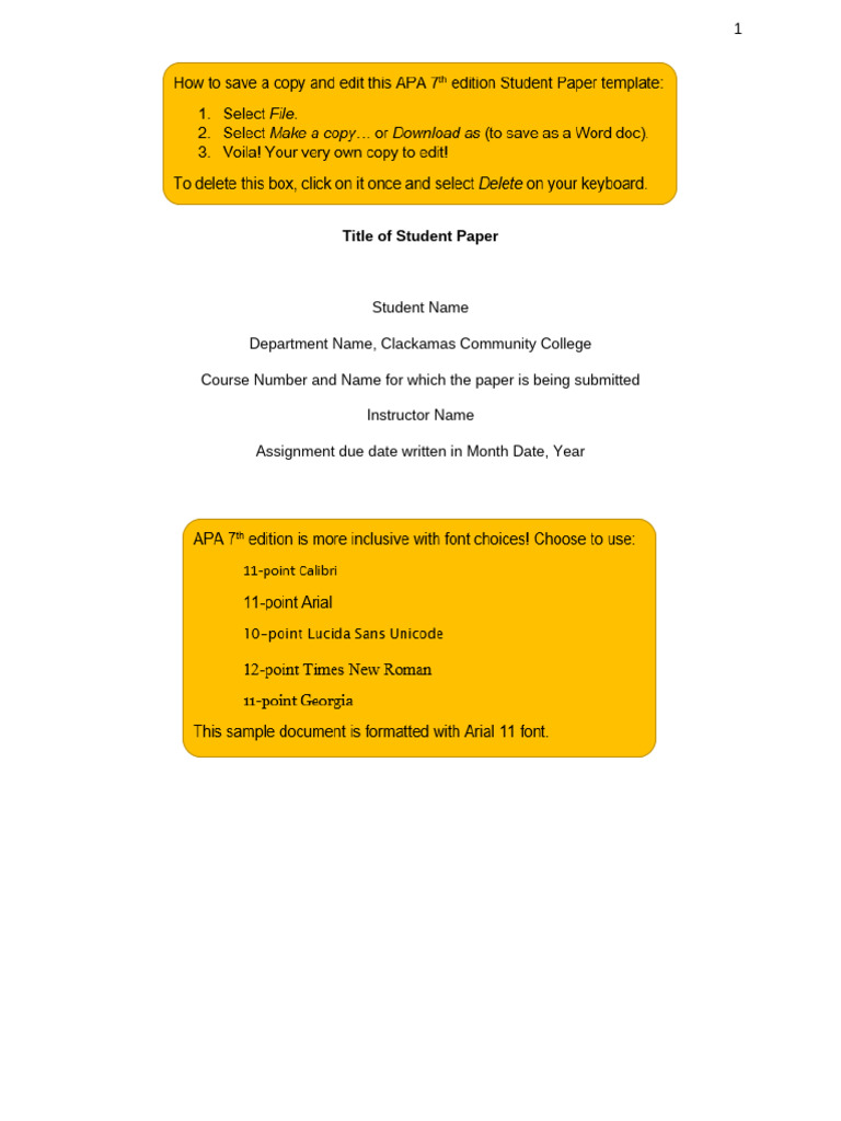 APA Formatting Guidelines for Students | PDF | Citation | Apa Style