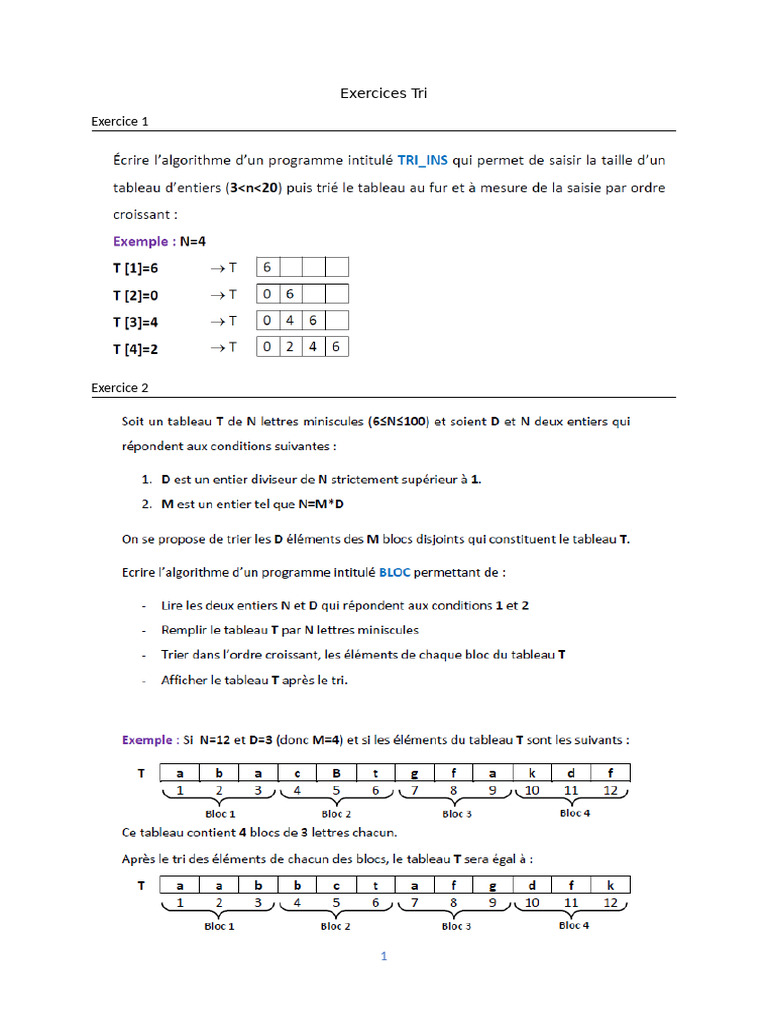 révision tri | PDF