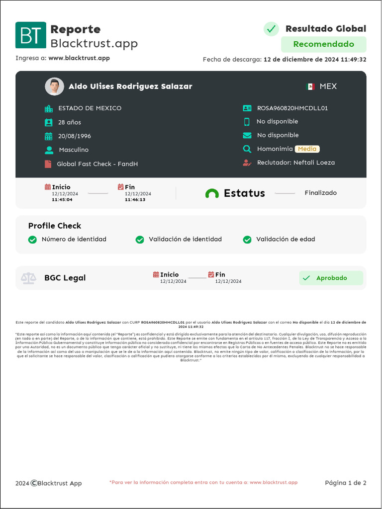 Reporte Aldo Ulises Rodriguez | PDF