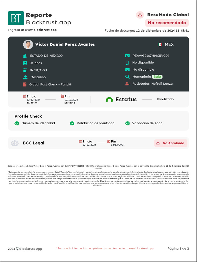 Reporte Victor Daniel Perez | PDF
