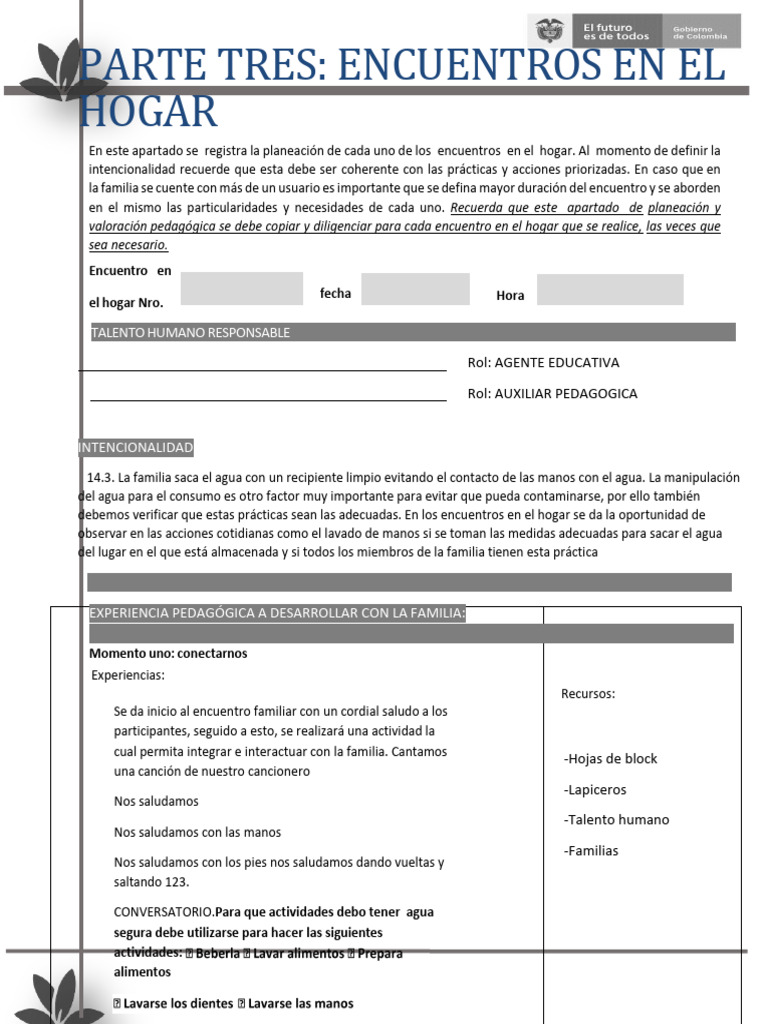 PRACTICA 14.3 segundo trimestre | PDF | Agua | Desarrollo infantil