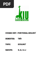 Biosphere To Ecosystems Grade 10 Notes | PDF | Ecosystem | Food Web