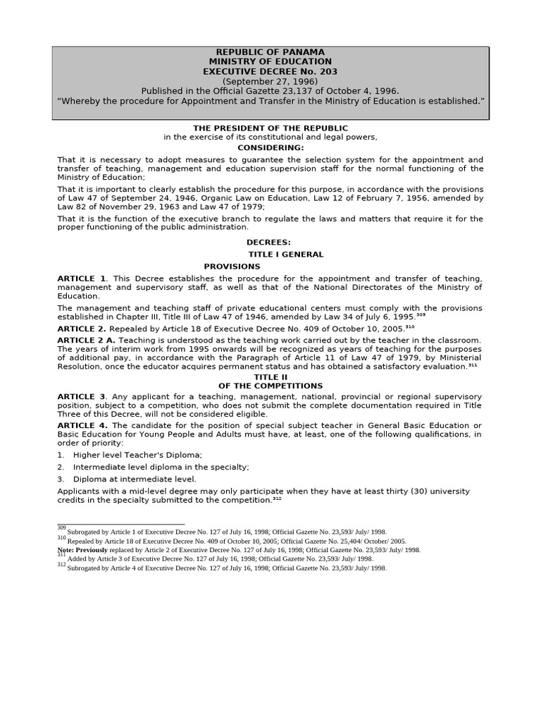 Education Staff Appointment Procedures | PDF | Academic Degree | Teachers