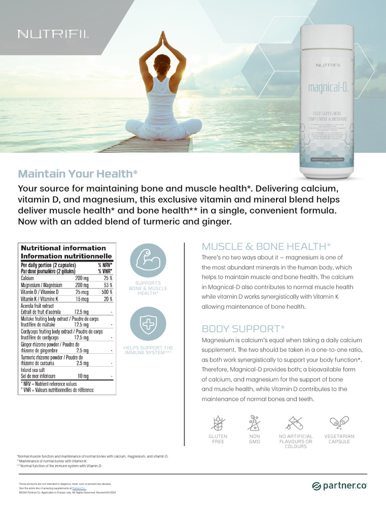 NTR_Product Fact Sheet PDF - Magnical-D_04-2024_EU-ENG_v01 | PDF ...