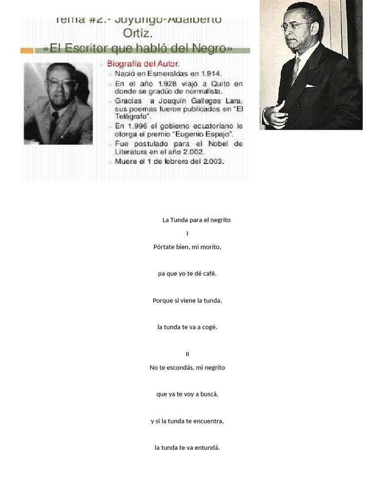 La Tunda para El Negrito | PDF