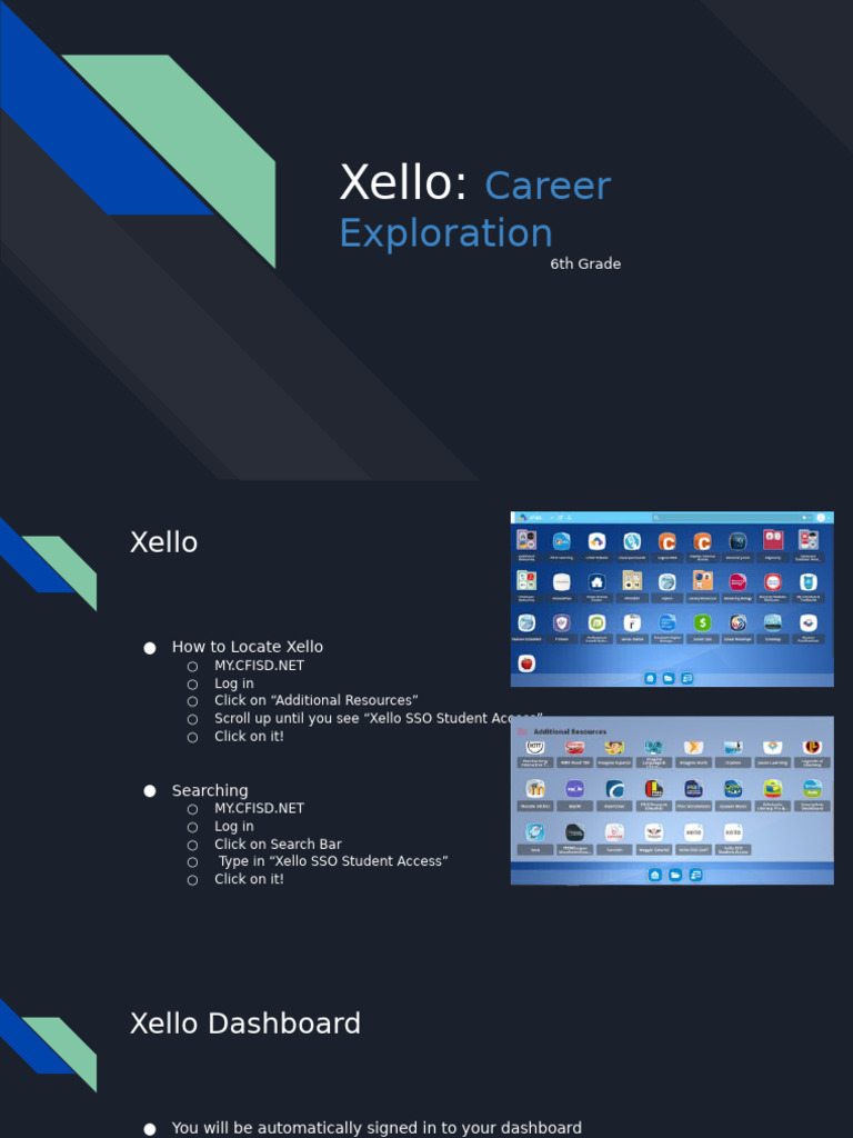 Xello Career Exploration Guide for 6th Grade | PDF