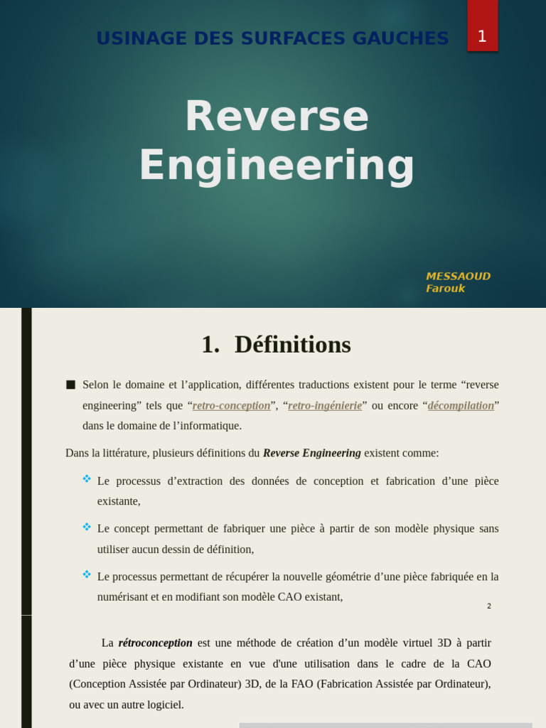 Reverse Engineering Copie | PDF | Conception assistée par ordinateur ...