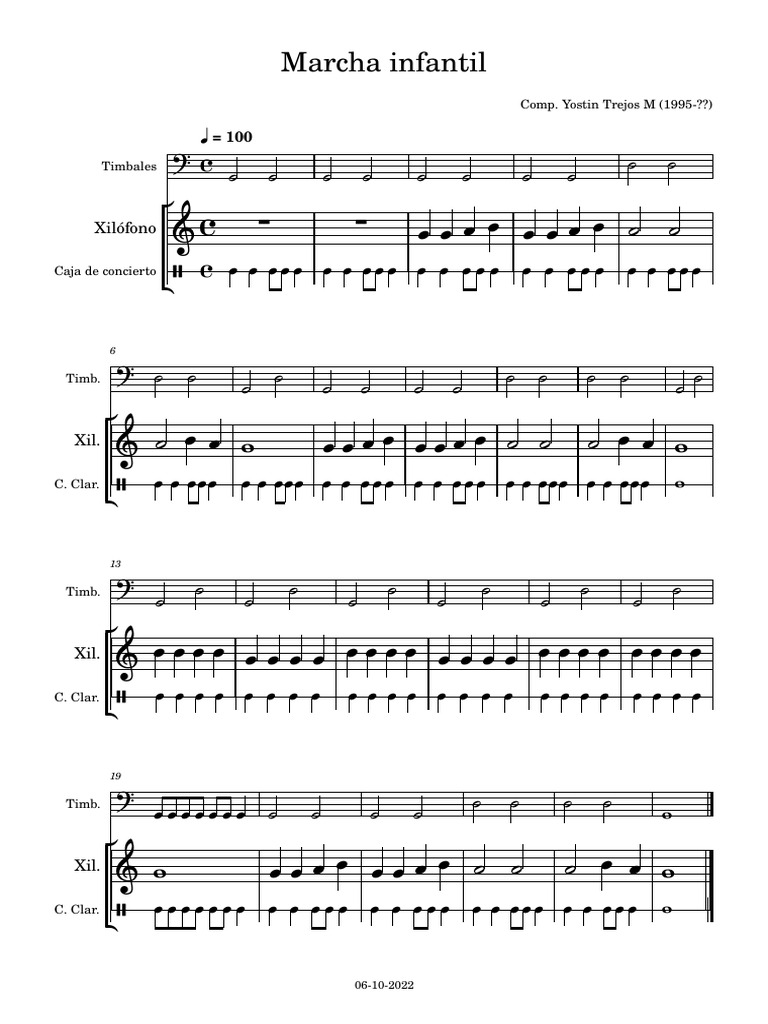 Marcha Infantil | PDF