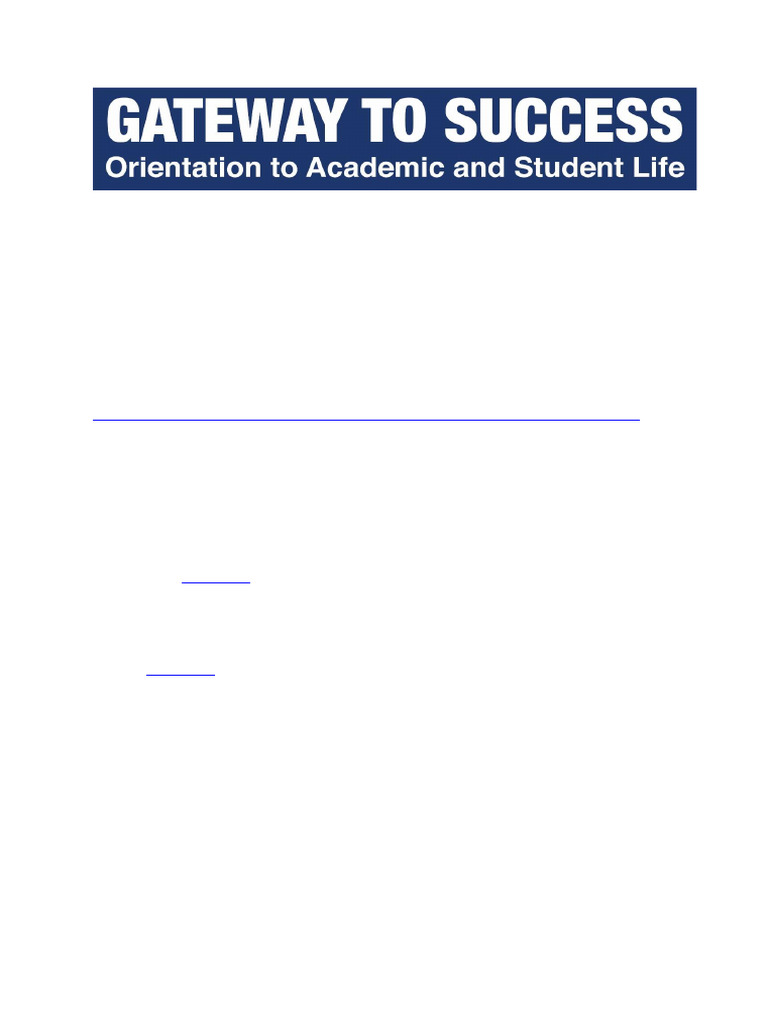 GTS Letter To Registered New FY Students 2025 | PDF | Educational ...