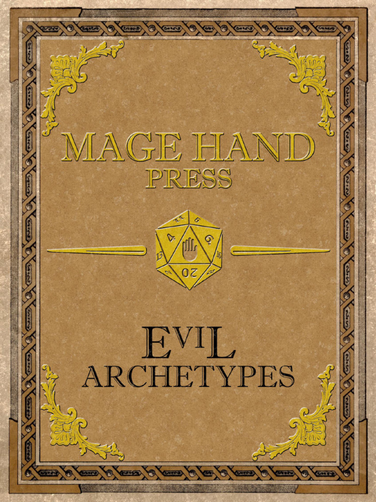 Evil Archetypes for RPG Characters | PDF