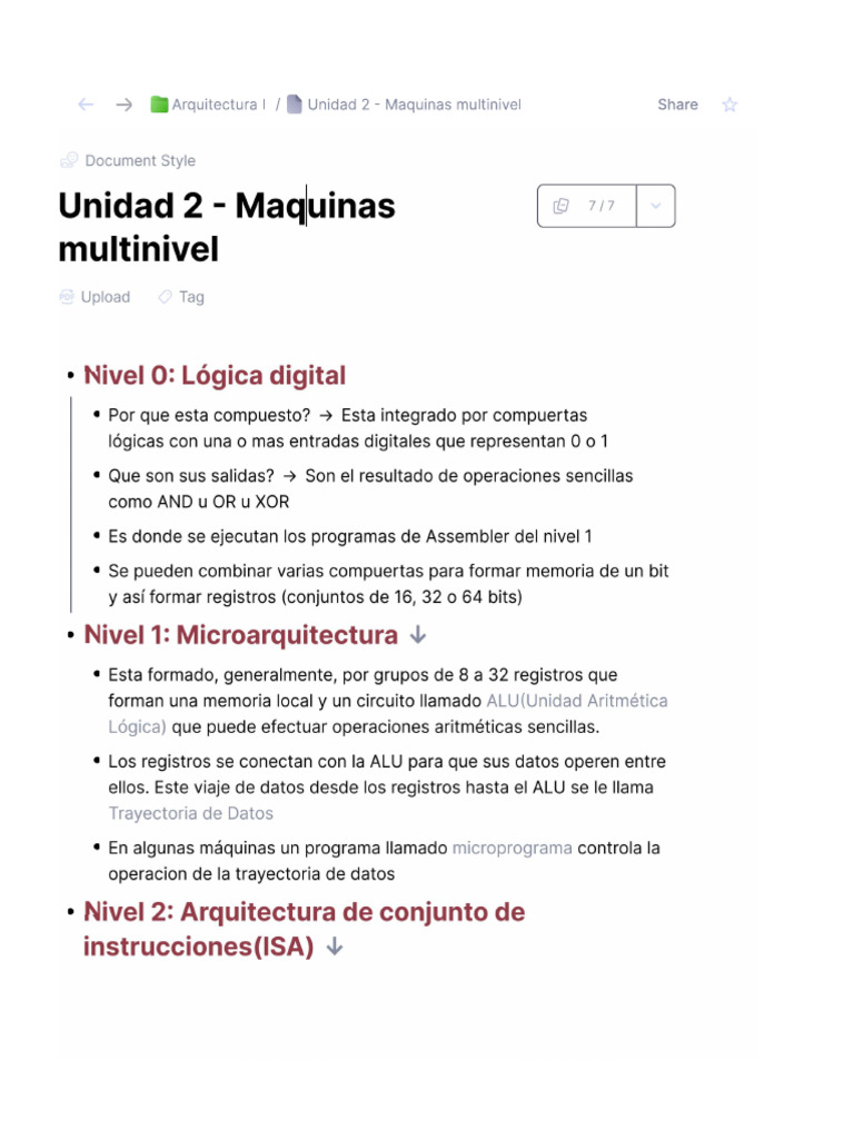 Unidad 2 - Maquinas Multinivel | PDF