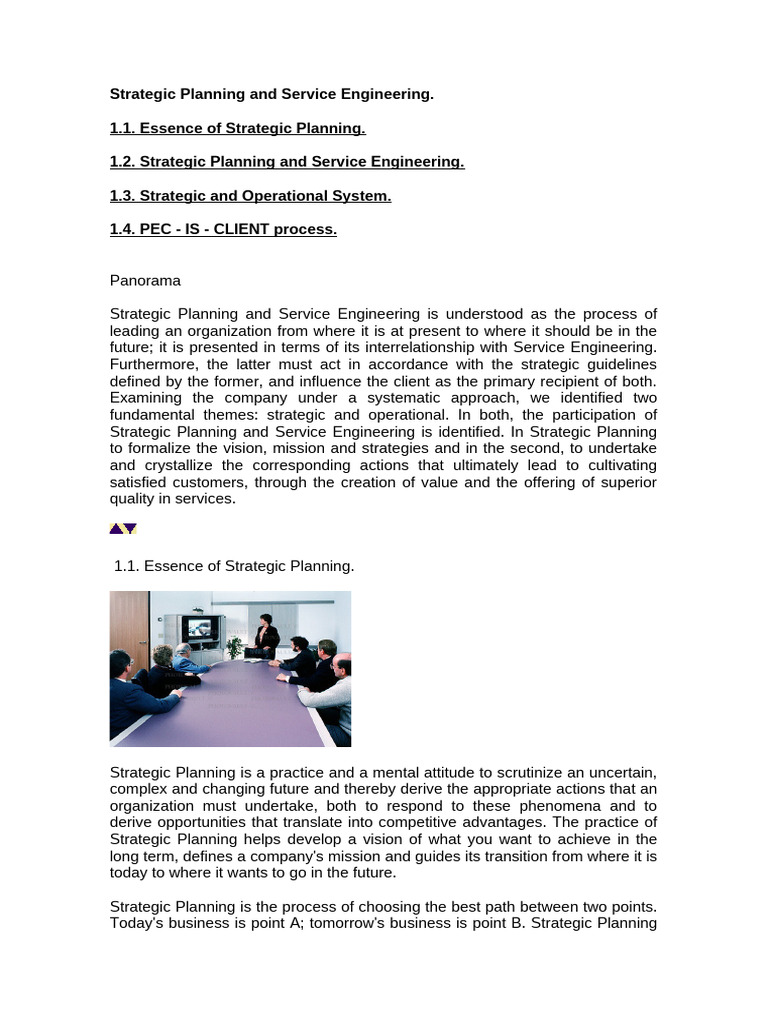 Service Engineering | PDF | Strategic Management | Strategic Planning