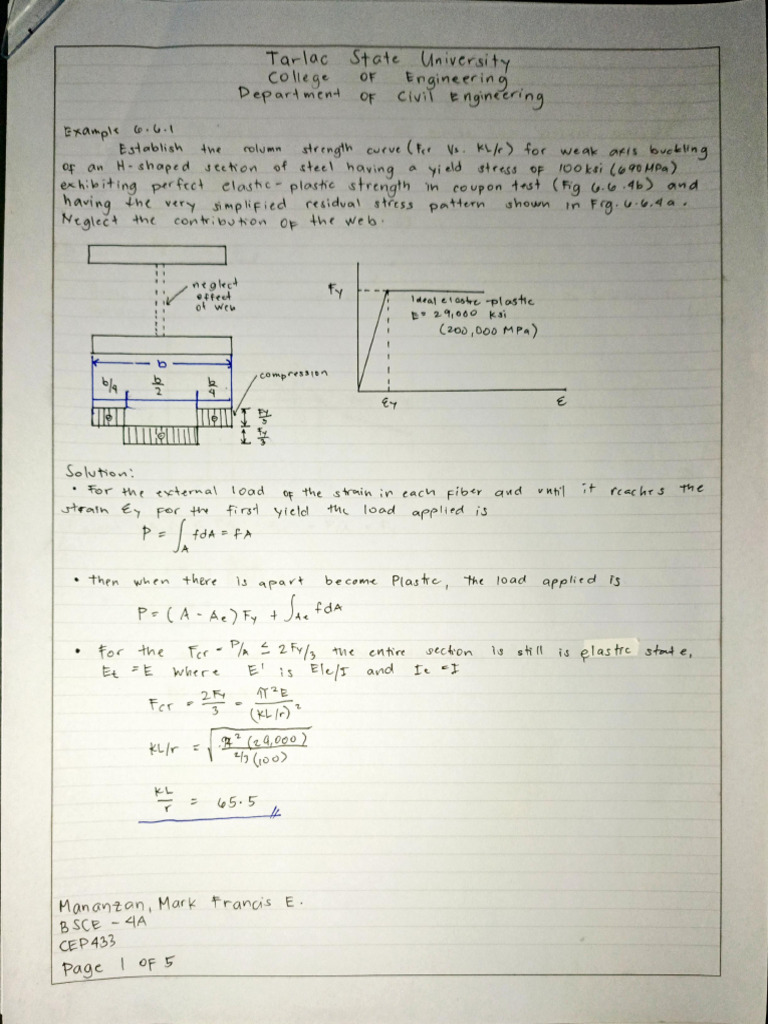 Mananzan Cep433 Ce-4a Assignment No. 1 | PDF
