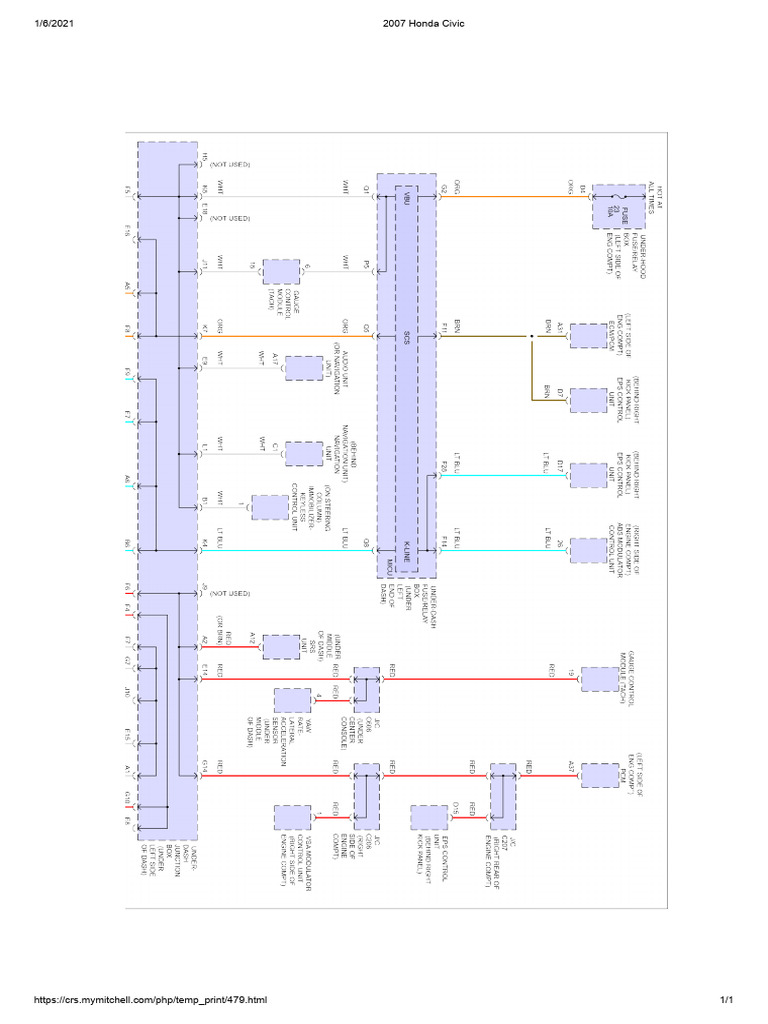 2007 Honda Civic computer data line | PDF