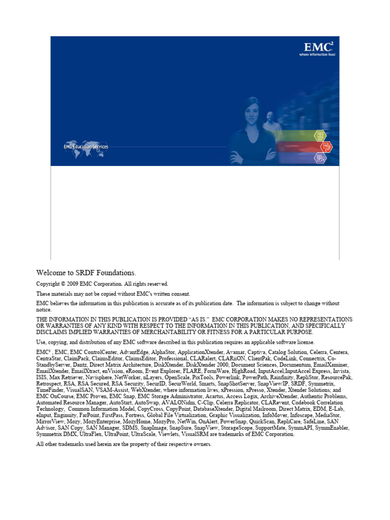 5 - SRDF Foundations - SRG | PDF | Computer Network | Replication (Computing)