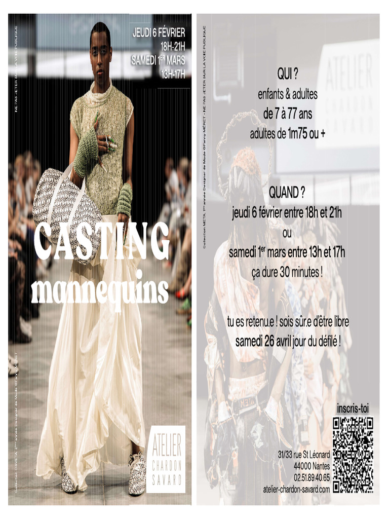 Flyer Casting 2025 - 2 Par Pages Pour Impression | PDF