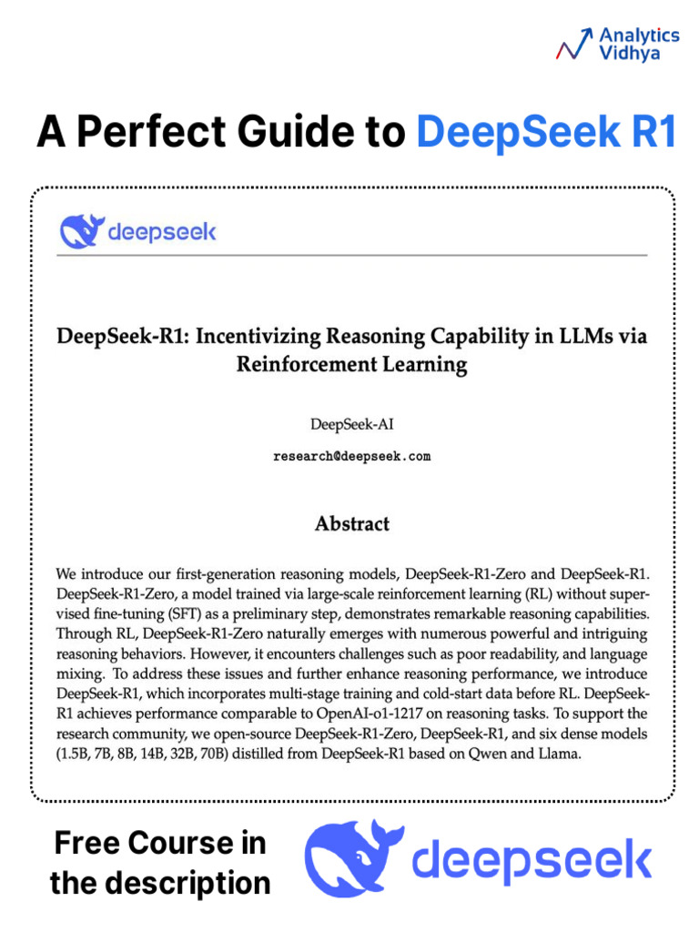 A Perfect Guide To DeepSeek R1 | PDF | Computational Neuroscience ...