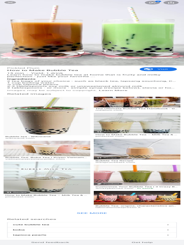 Bubble Tea - Google Search | PDF