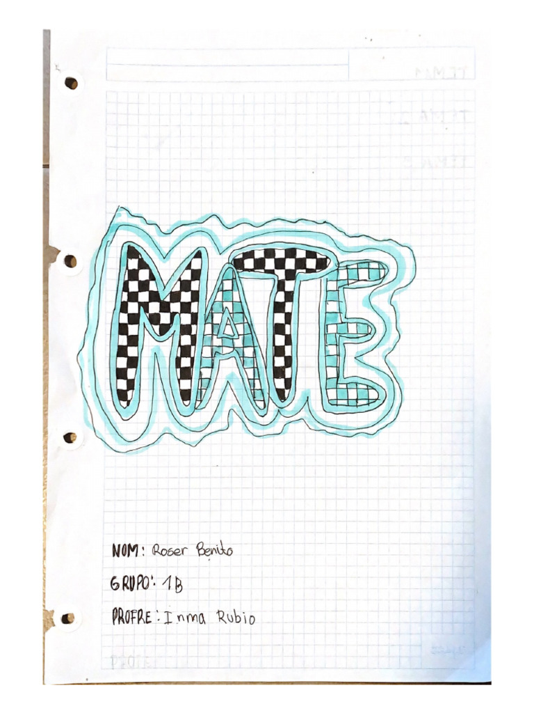 RBC - MATE - LIBRETA - Tema 1 | PDF