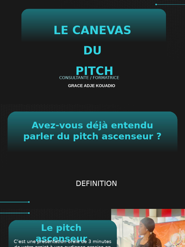 Powerpoint Canevas Du Pitch | PDF