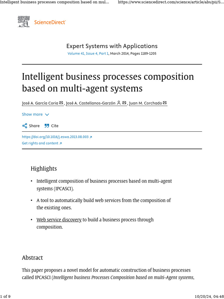 Intelligent Business Process Automation | PDF | Service Oriented ...