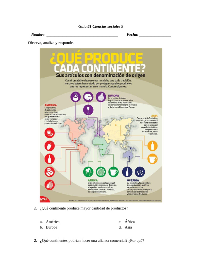 Guía Noveno 1-2 | PDF