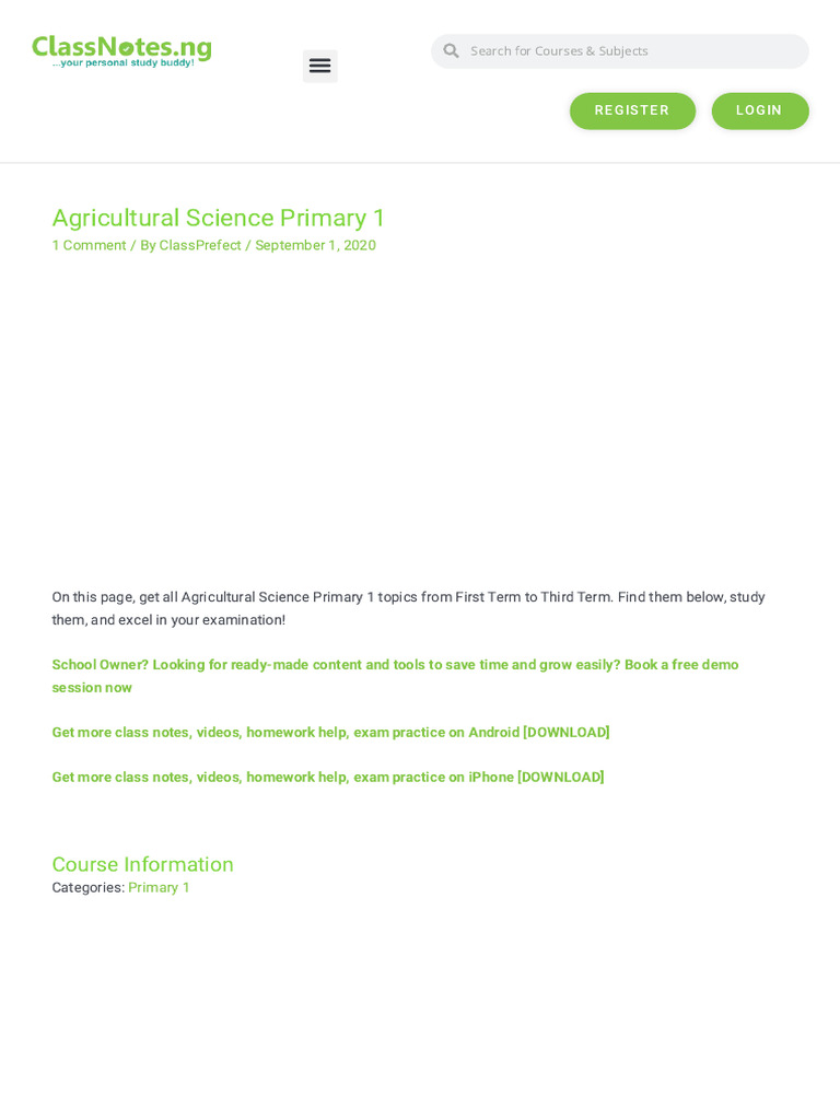 AgriculturalSciencePrimary1 ClassNotes.ng 1737413241125 | PDF | Food ... AgriculturalSciencePrimary1 ClassNotes.ng 1737413241125 | PDF | Food ...